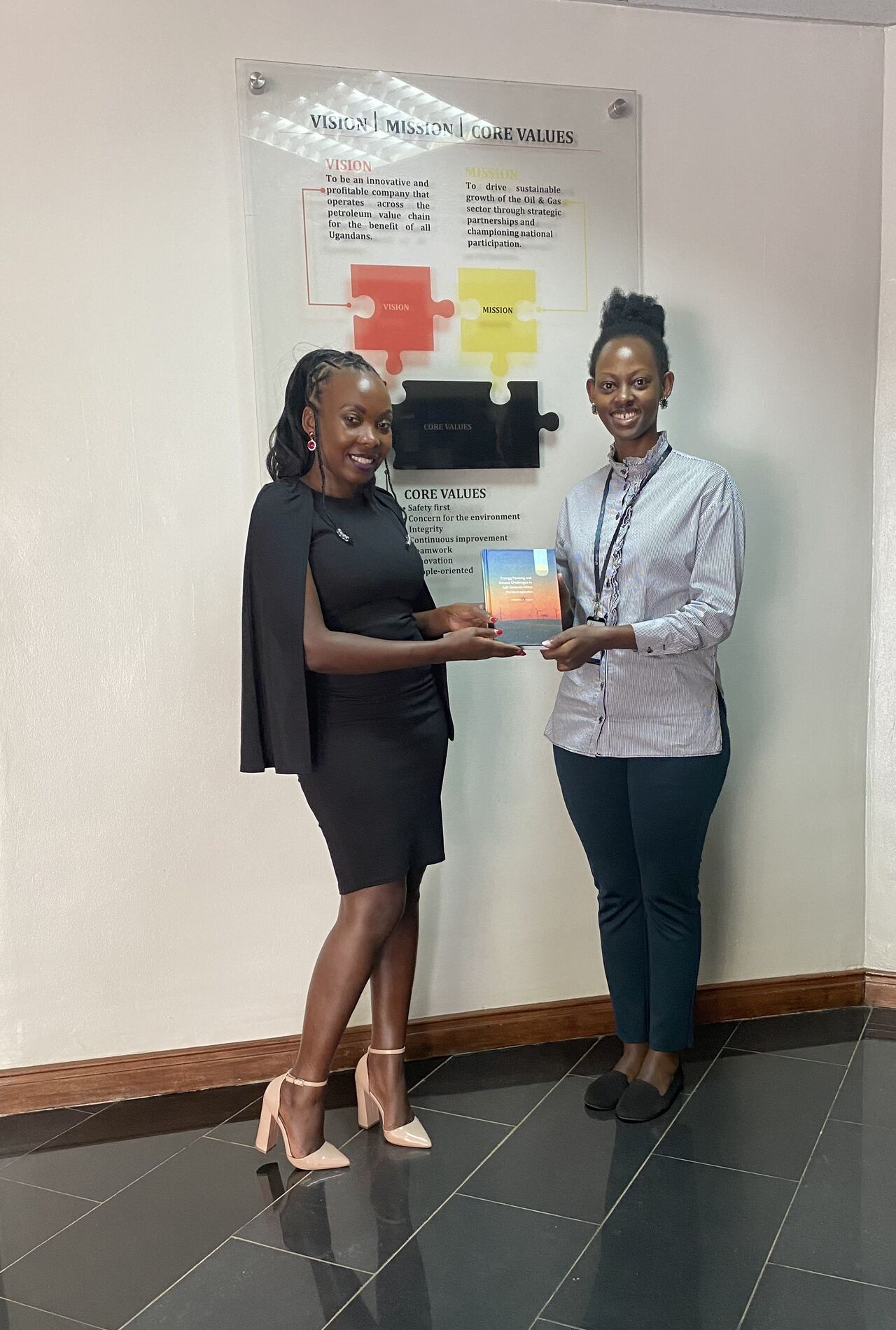 Dr. Victoria meets UNOC Commercial Manager – NEM Energy